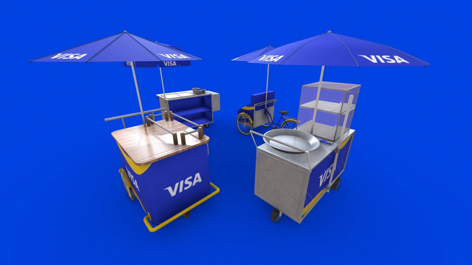 CARRITOS VISA - 3D model by JuanMarin23 [3a0176a] - Sketchfab