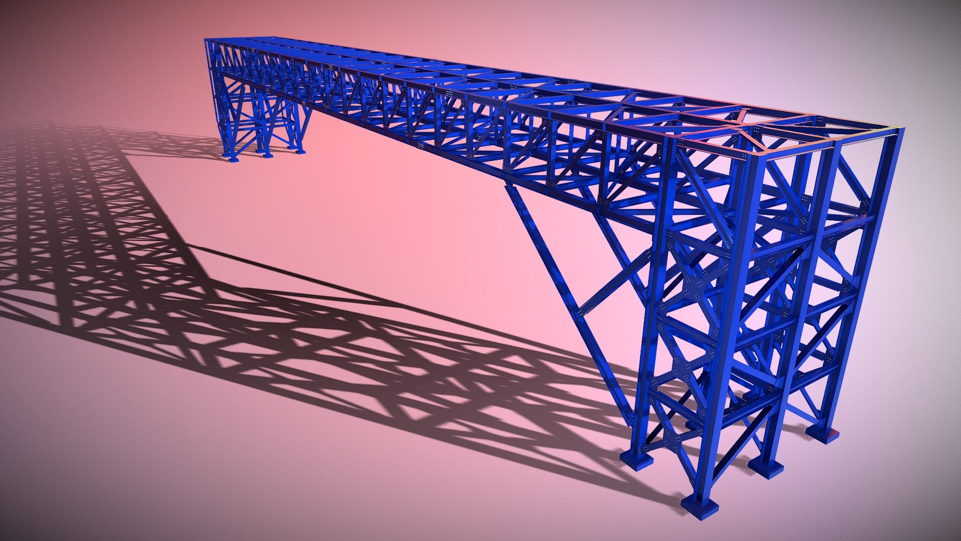 PIPE BRIDGE 44M - 3D model by proleed [3a04e65] - Sketchfab