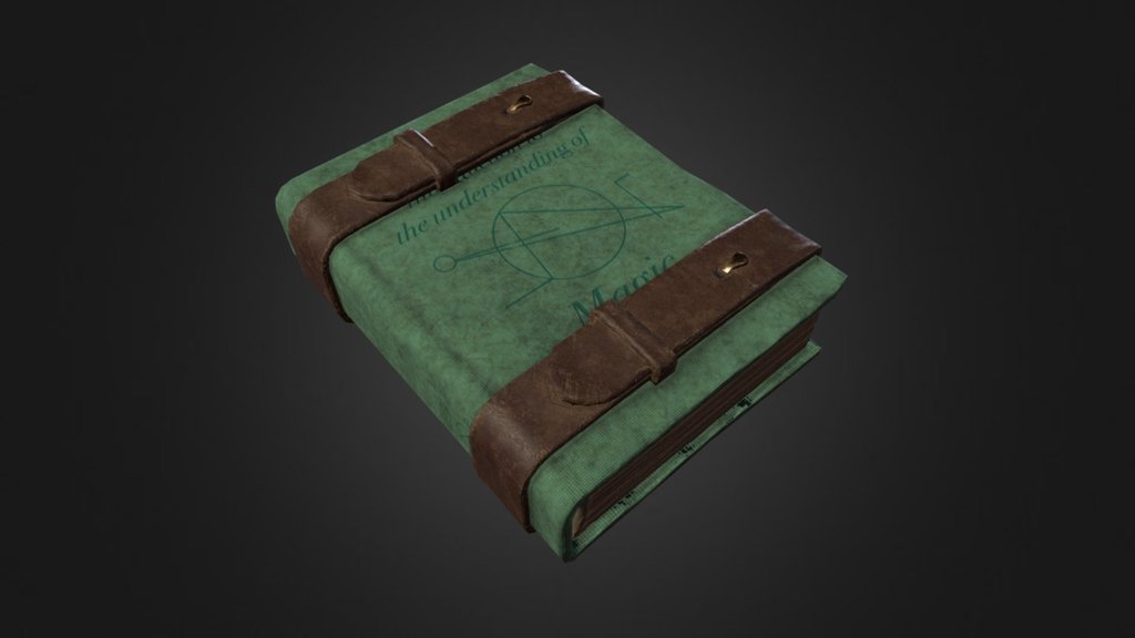 Magic Book - Download Free 3D model by sophie [3a06150] - Sketchfab
