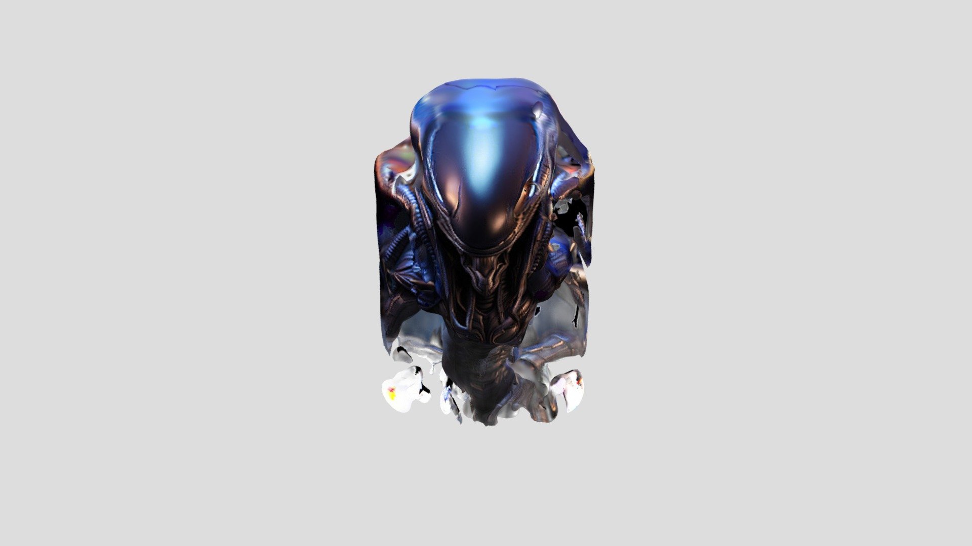 Alien Creature on Black Background - Download Free 3D model by klrxyz ...