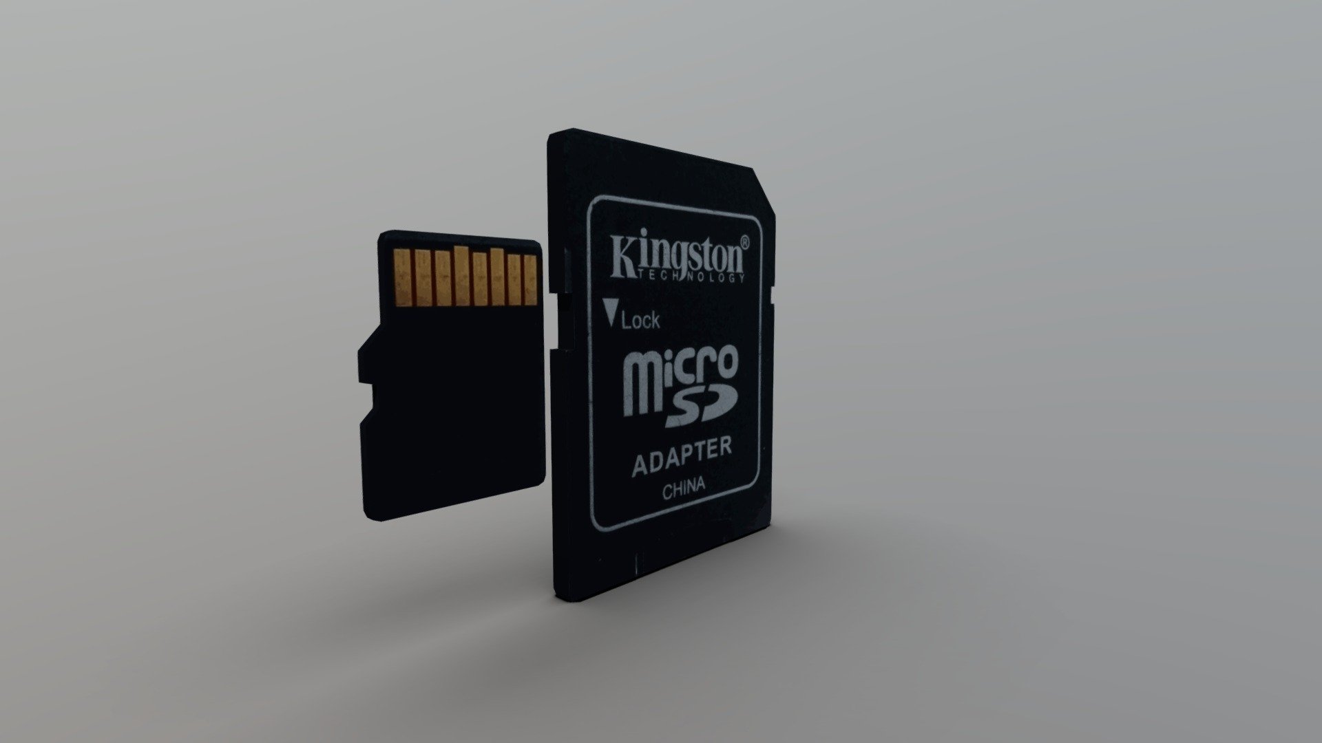 MicroSD 8GB- Карта памяти на 8ГБ Low Poly - Download Free 3D model by ...