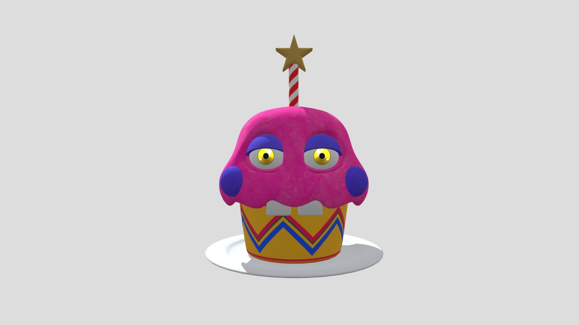 FNAF Rockstar Cupcake - Download Free 3D model by herospirit [3a09930 ...