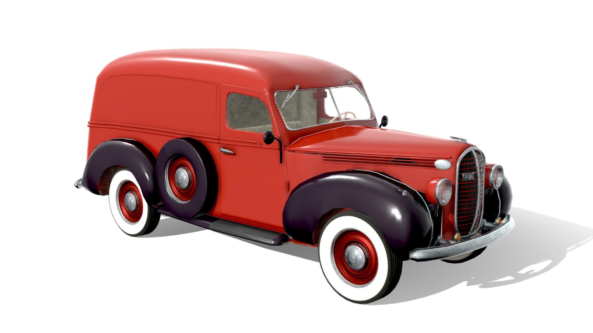 1938 Vairogs V8 Van (Ford Based) - Buy Royalty Free 3D model by Libau ...