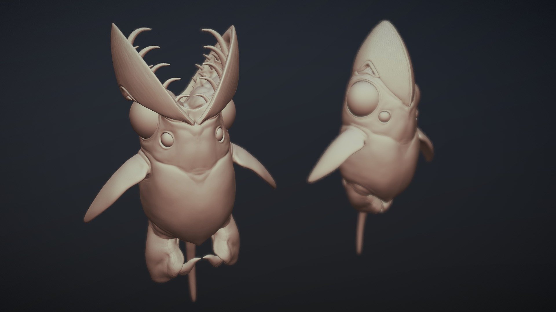 Alien Penguin Baby - 3D model by Lekalo (@lekaloable) [3a0c579] - Sketchfab