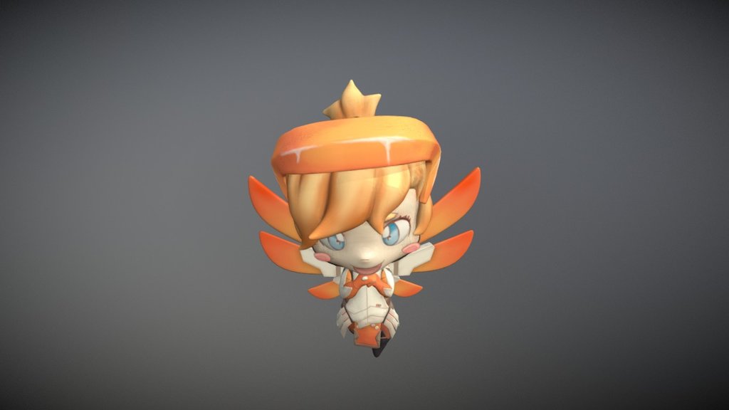 Mercy Chibi - 3D model by JC41288 (@josef41288) [3a0cd6b] - Sketchfab