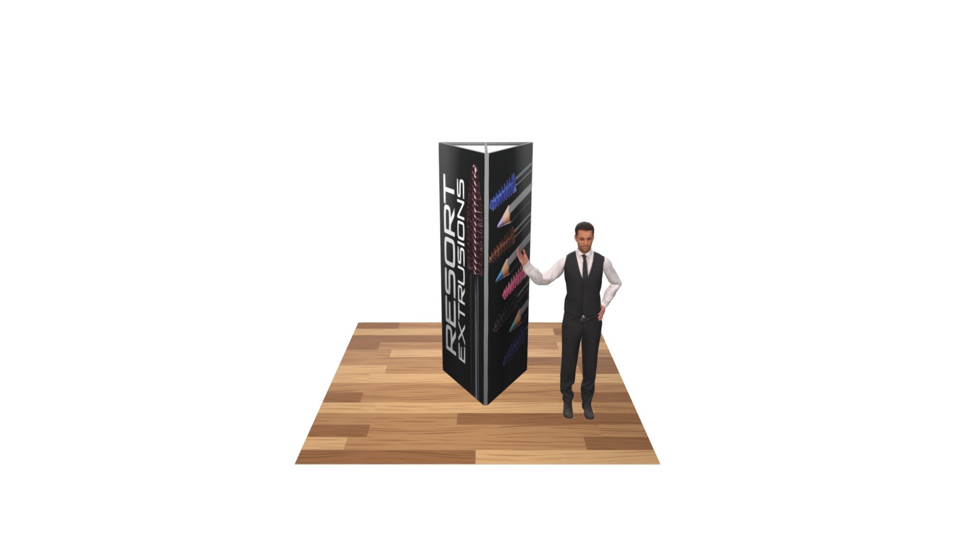 Big Sky 32D 3x8 TRI Backlit Display - Download Free 3D model by ...