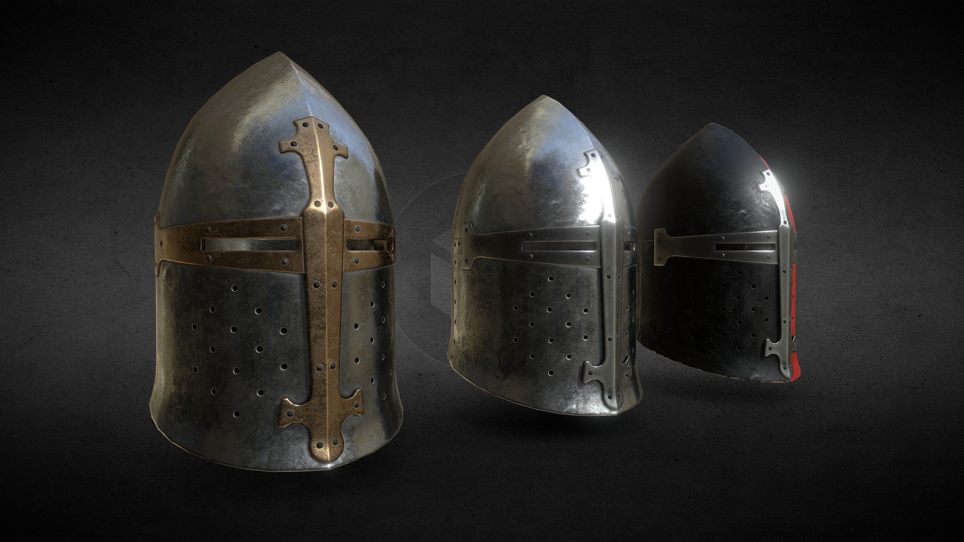 Great Helm - Buy Royalty Free 3D model by filthycent [3a0dcb6 ...