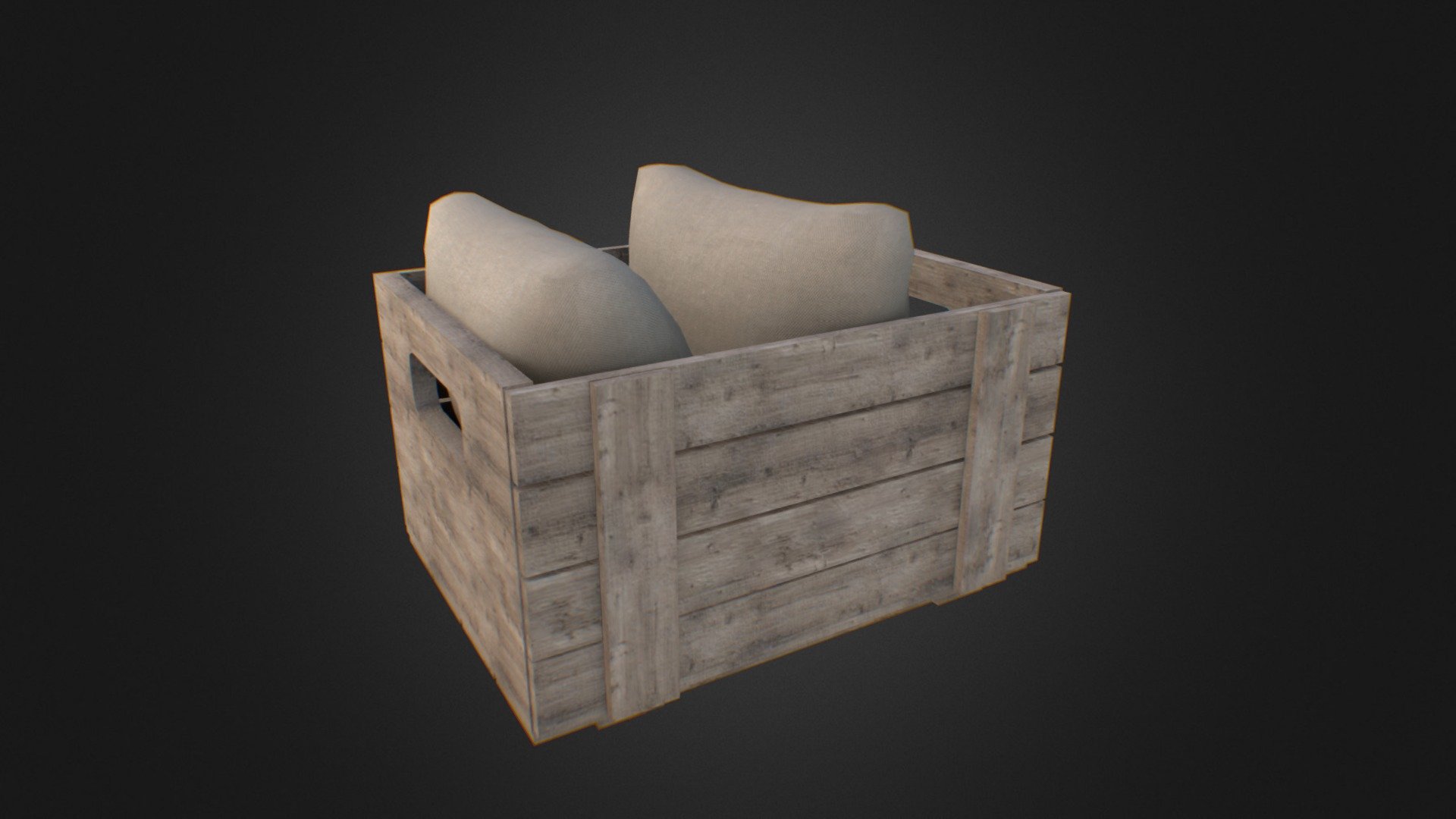 Crate Of Pillows - Download Free 3D model by Blender3D [3a0e4d6 ...