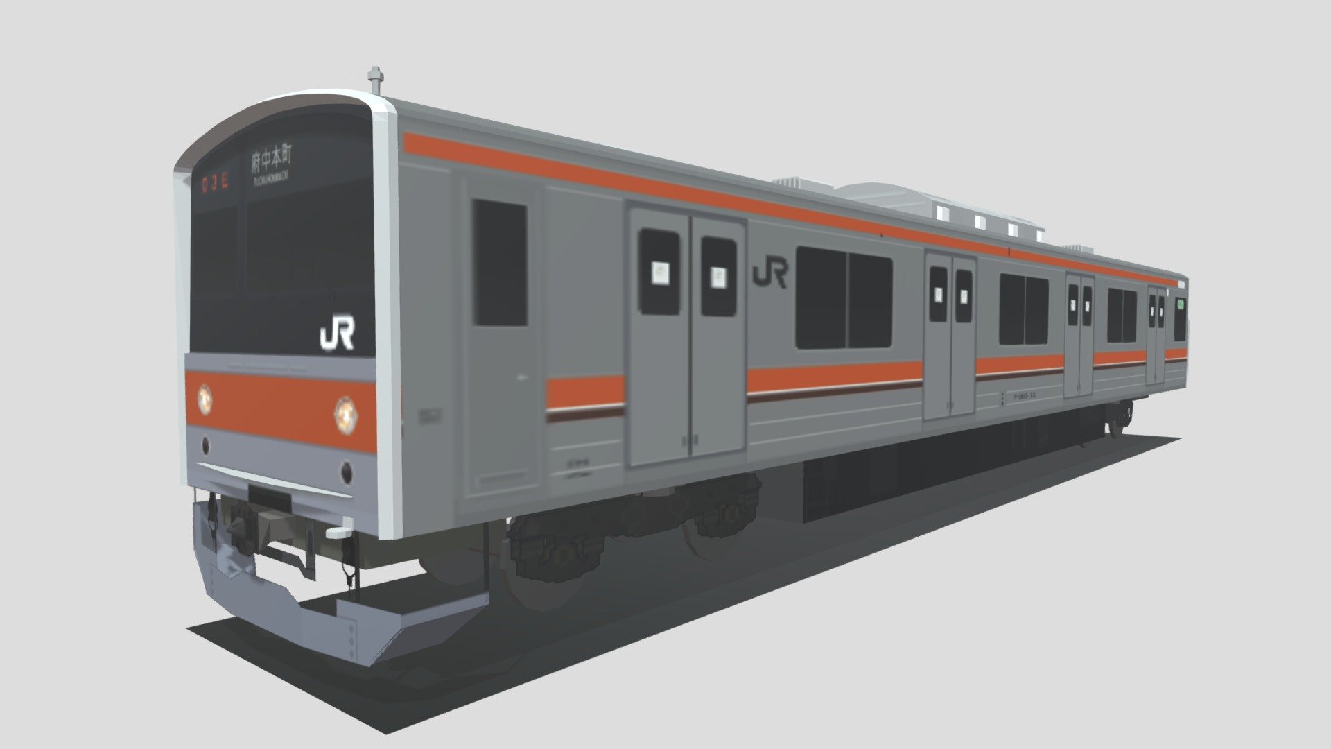 クハ205武蔵野線 - Download Free 3D model by V3B4 [3a0e633] - Sketchfab