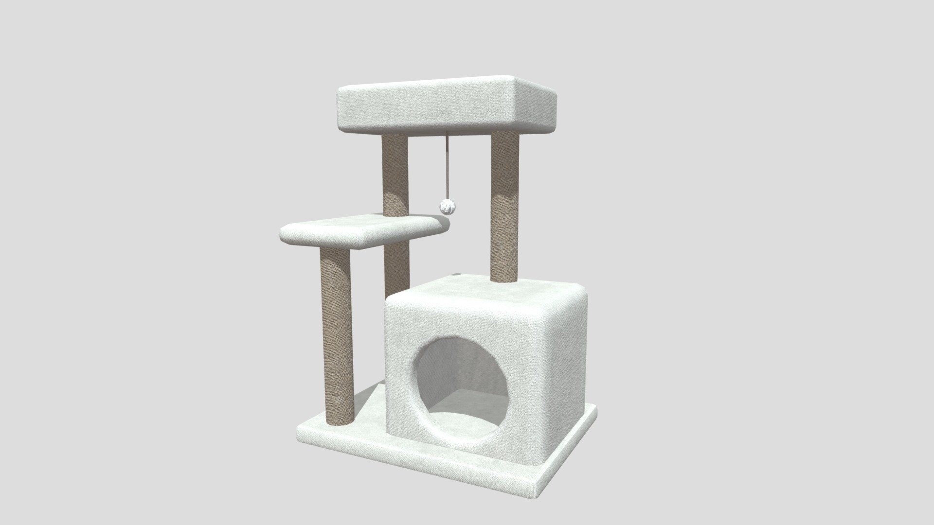 Torre de gatos - Primer parcial F3D - 3D model by makiroll22 [3a0eb8a] - Sketchfab