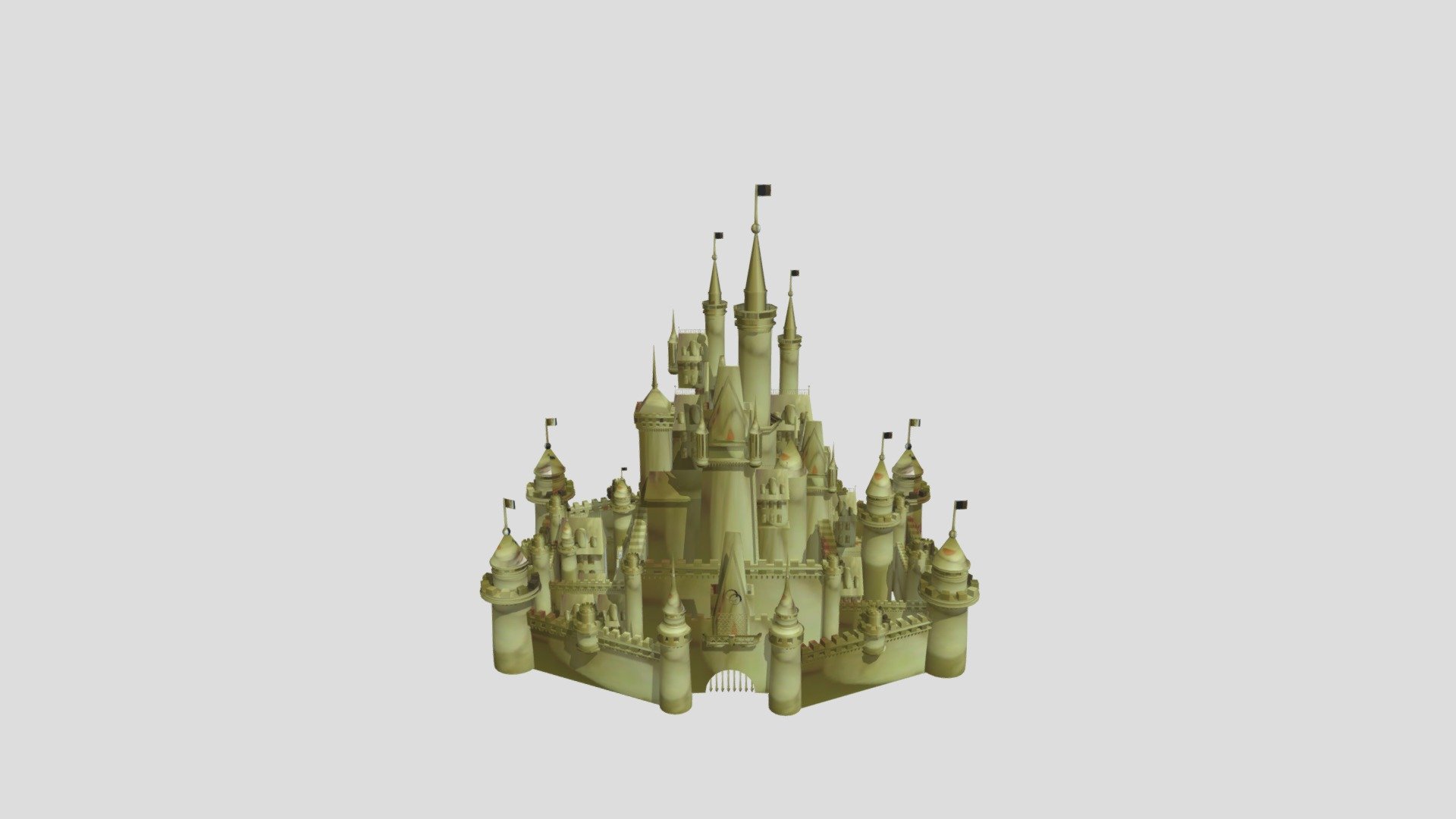 🏰 Disney - 3D model by DisneyPixarFan2023 [3a102b3] - Sketchfab