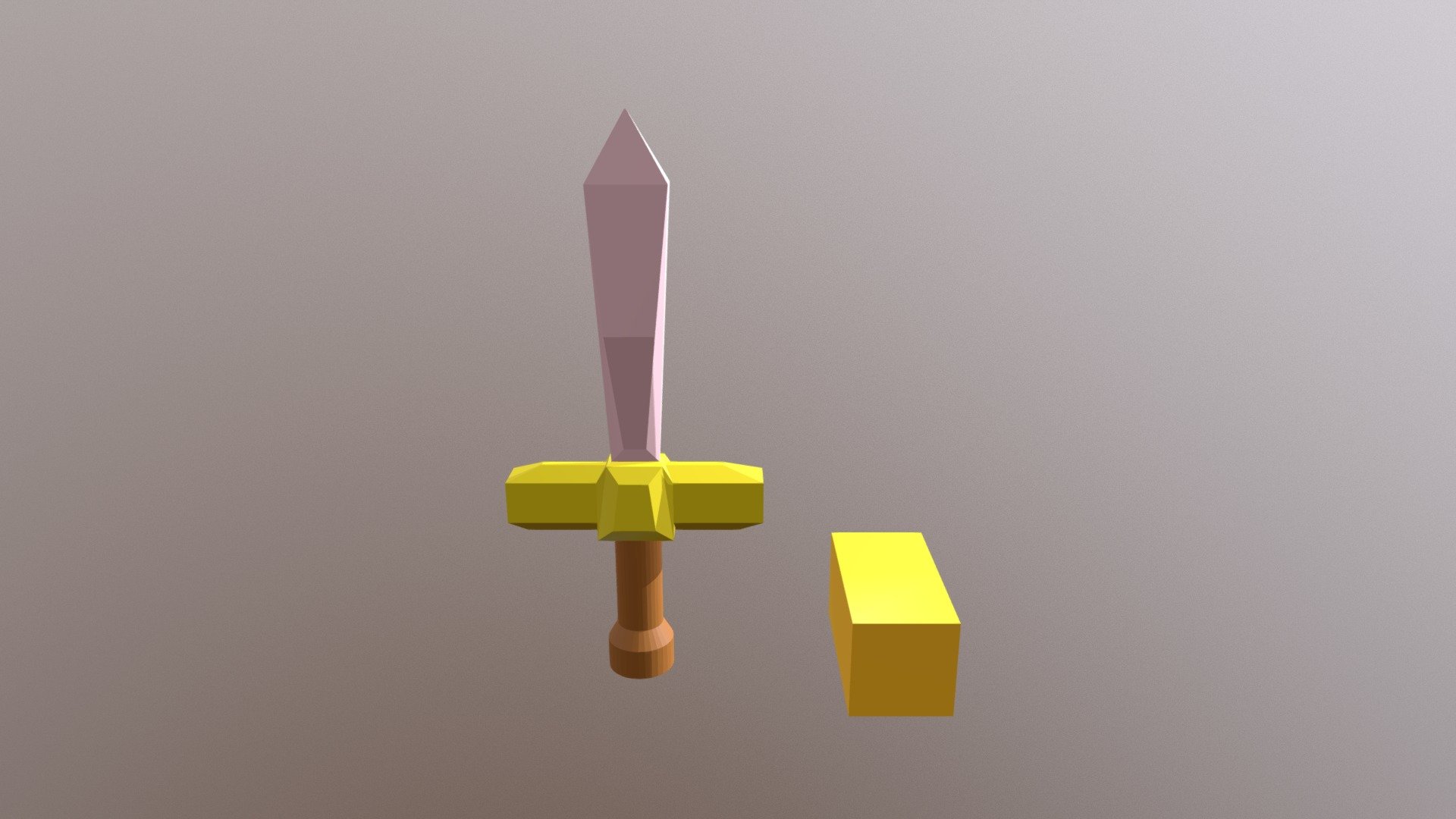 Sword - 3D model by Marian.Alexandru [3a10676] - Sketchfab