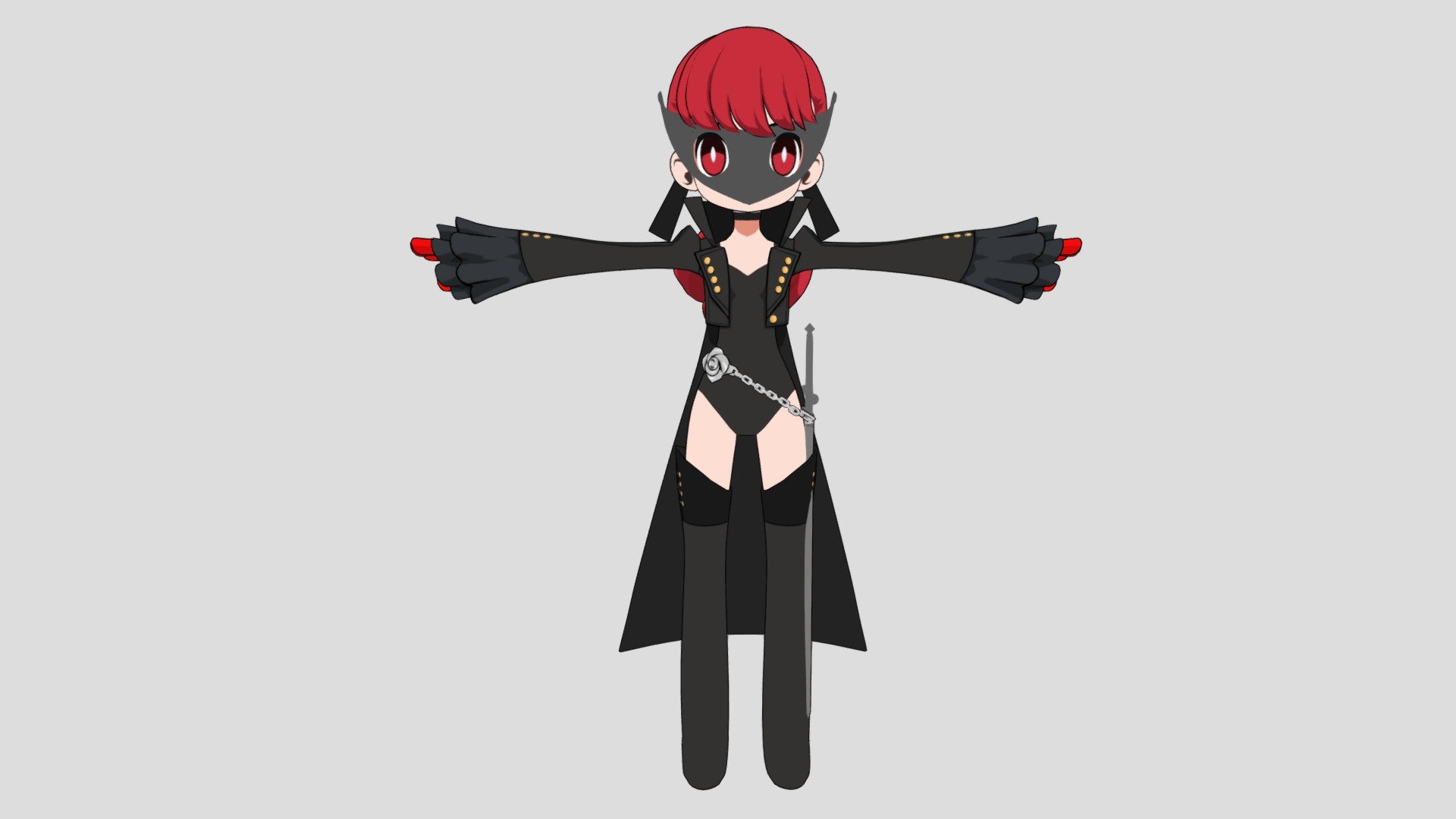 kasumi yosisawa (persona 5 tactica) - Download Free 3D model by 雨宮レン ...