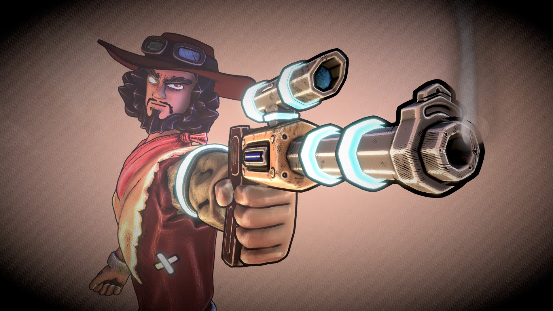 Future cowboy sculpt - Buy Royalty Free 3D model by Neoanimator ...