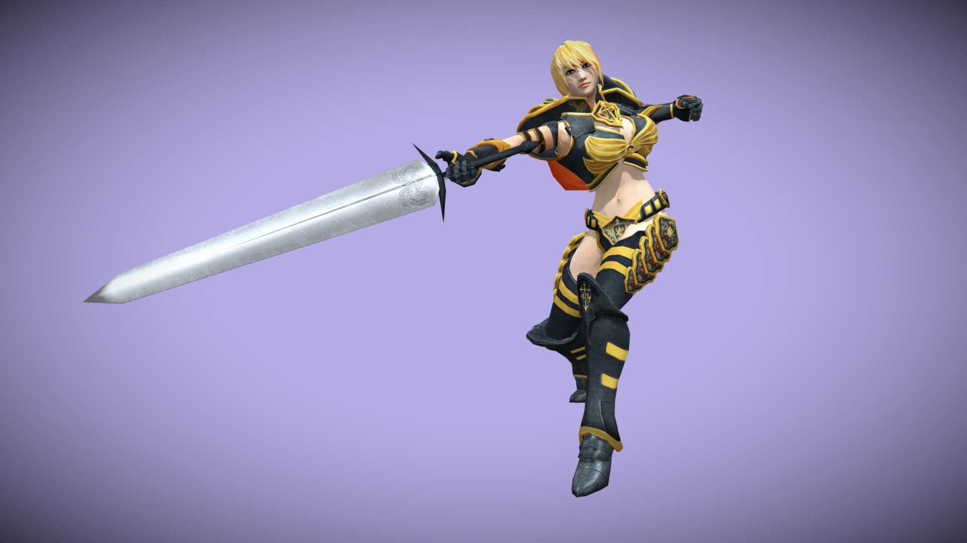 Double Swing of Sword Attack - 3D model by LasquetiSpice [3a17e9f ...
