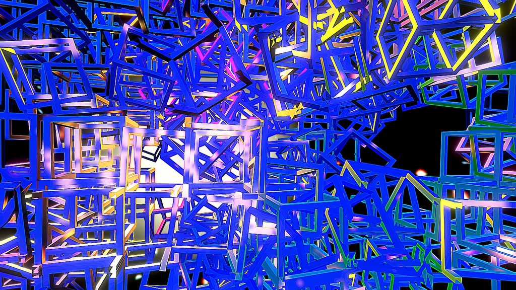 1000 floating cubes - 3D model by Miguelangelo Rosario (@miguelangelo2k ...