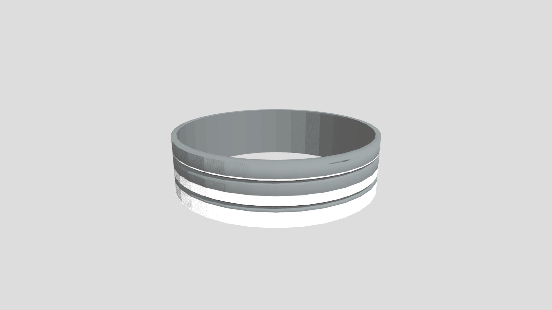 Silver Ring - 3D model by henrybarbera [3a1a613] - Sketchfab