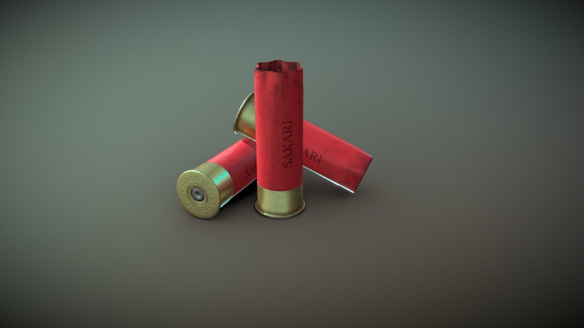 Shotgun shells - 3D model by Sakari Games (@sakarigames) [3a1adb8 ...