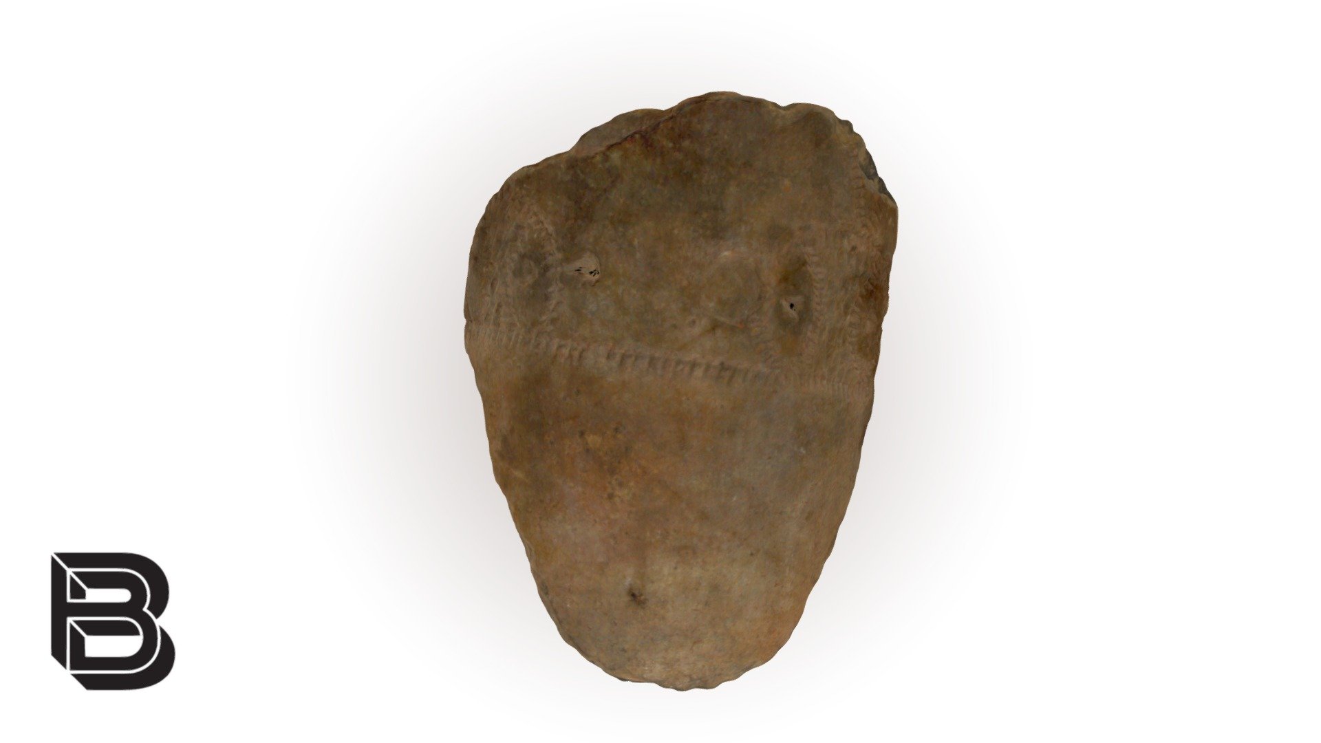 Pottery Sherd - Punctate - 3D model by The Bishop Museum of Science and ...