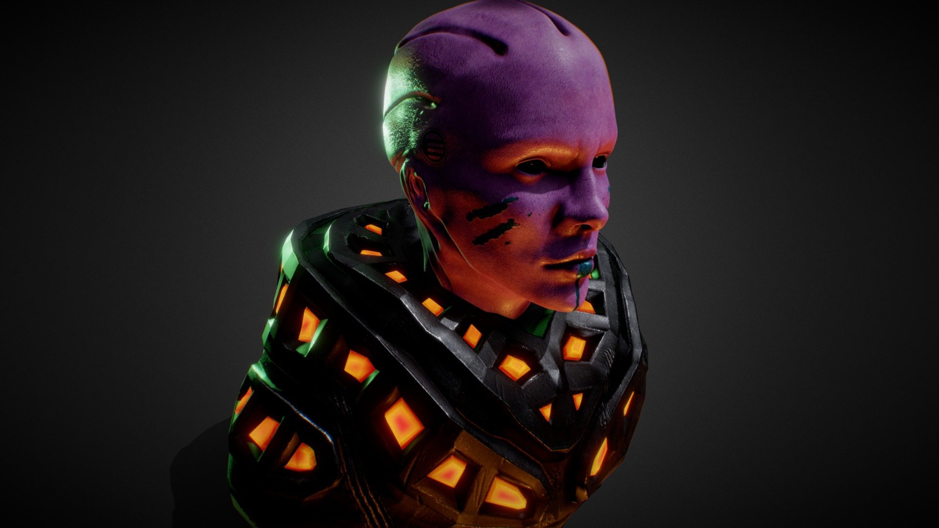 Asari Sculpt - Download Free 3D model by lisbeth00 [3a1cb66] - Sketchfab
