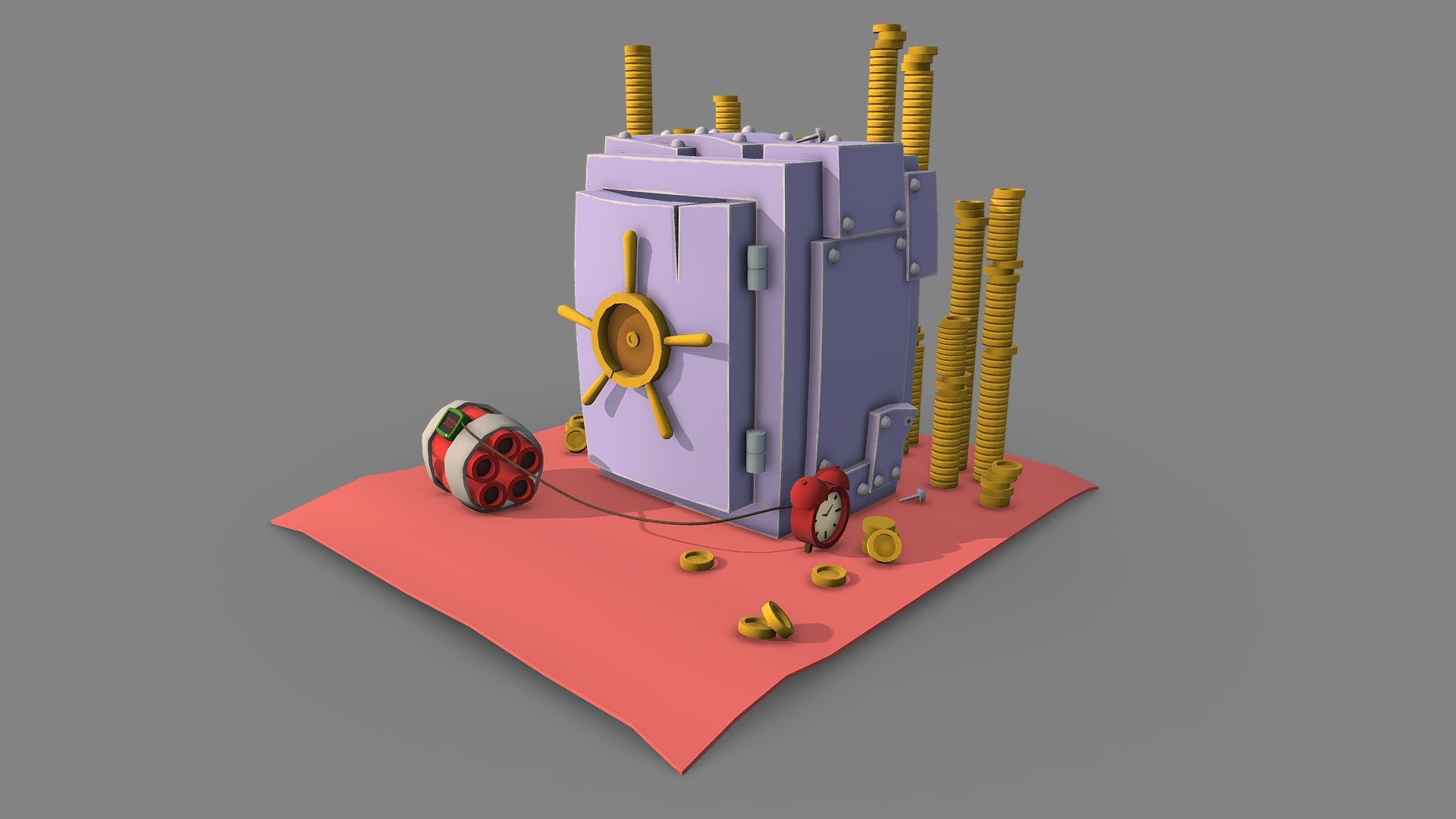 Safe - 3D model by count_zero [3a1d20d] - Sketchfab