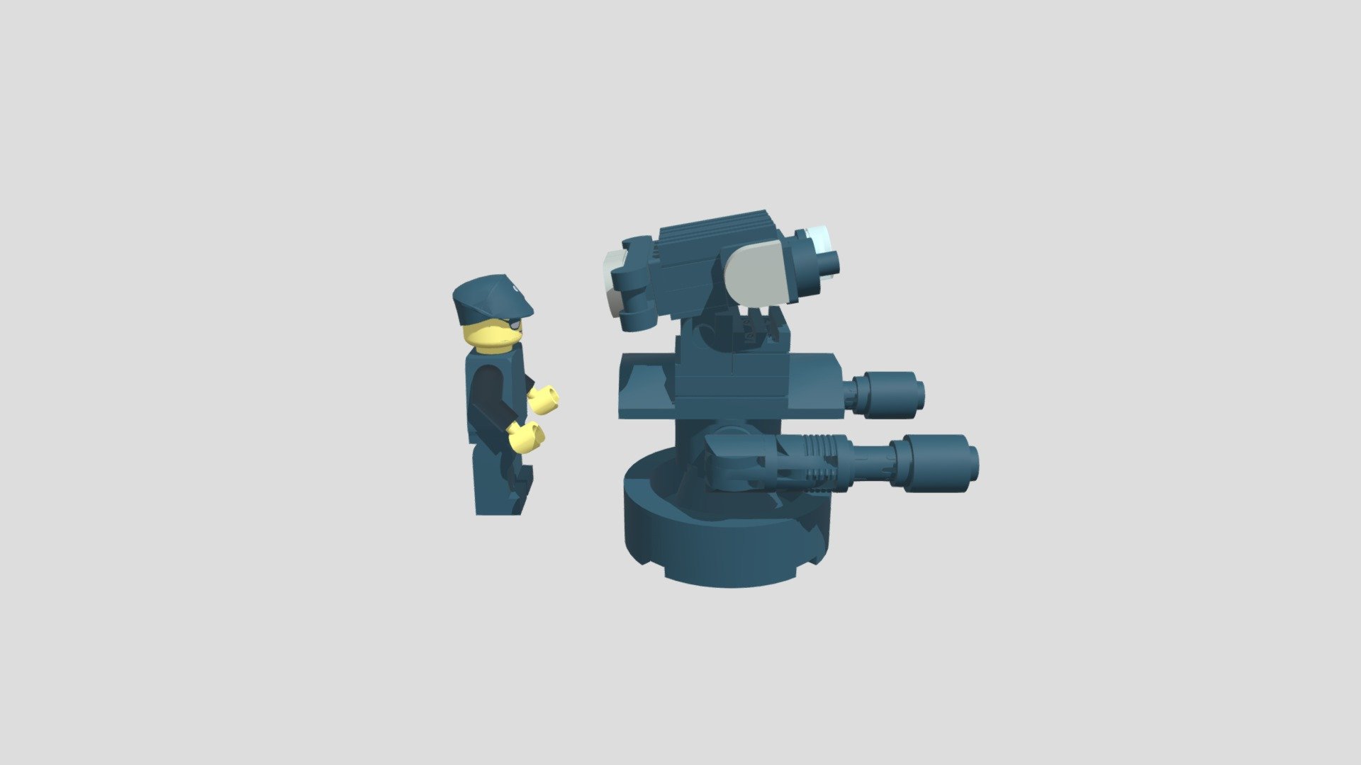 R7 Sentry Droid - 3D model by the_lego_addict [3a1dd64] - Sketchfab