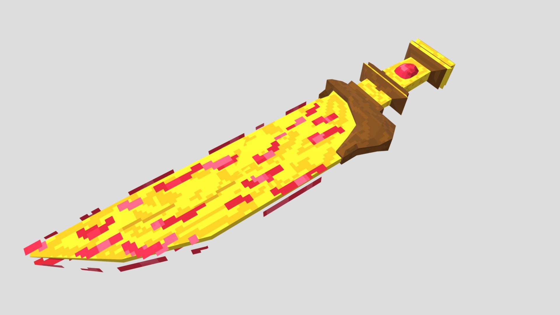 Golden Blade - Download Free 3D model by Vader (@mojtavaam) [3a1e3ce ...