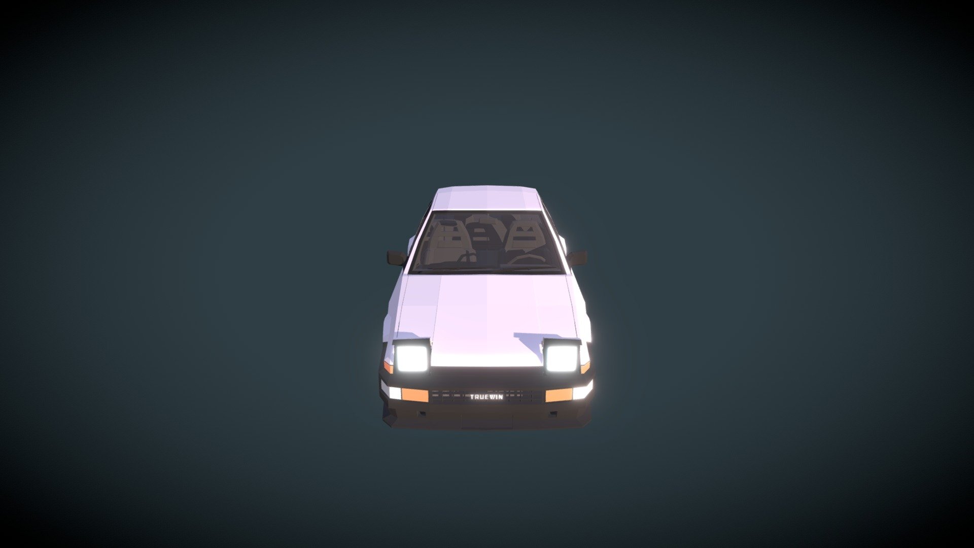 Low Poly AE86 Coupe - Download Free 3D model by Richeeze [3a1e49d ...