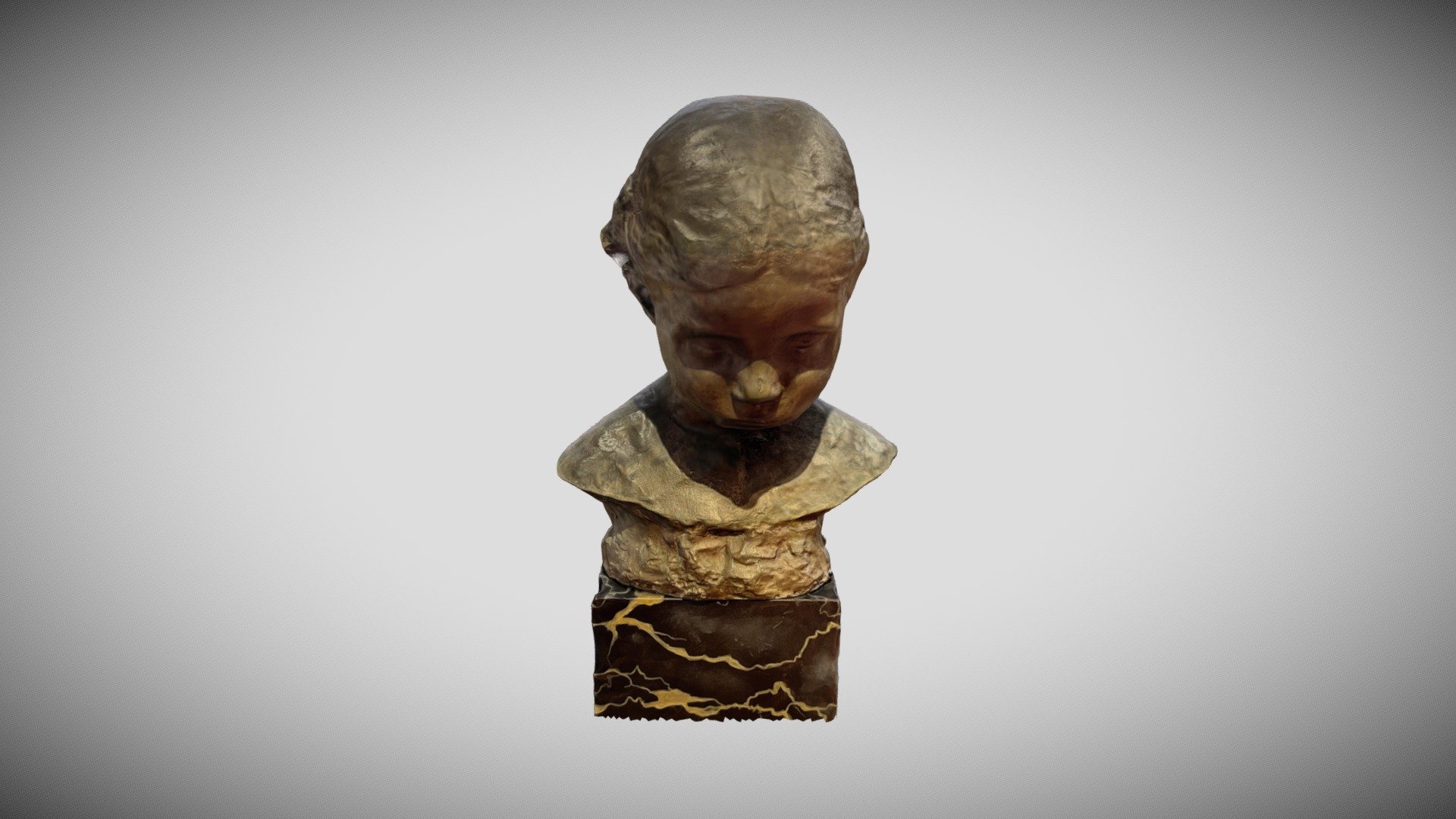 Giovanni De Martino, Bimba pensosa - Download Free 3D model by ...