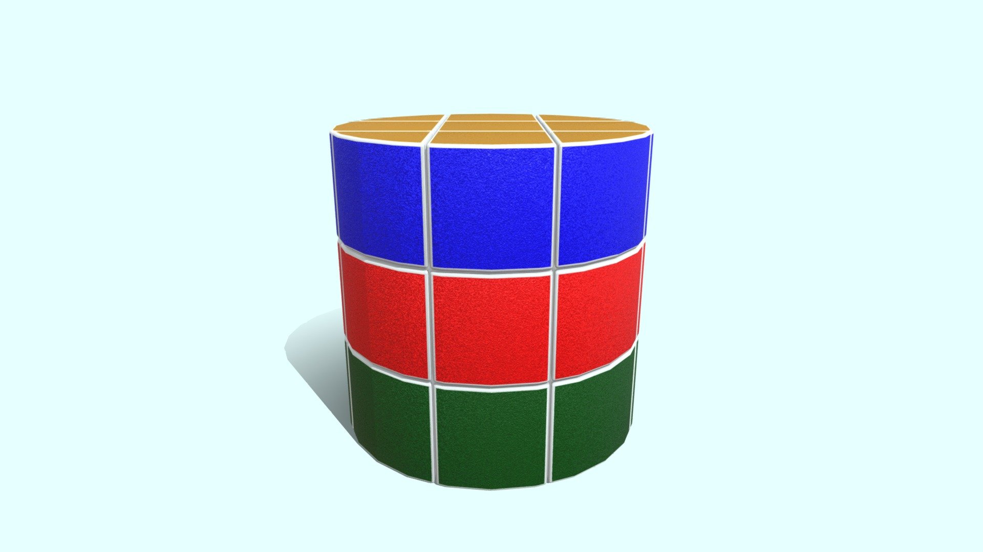 Rubik's cylinder - 3D model by Ярослав (@ylevshin.01) [3a1f745] - Sketchfab