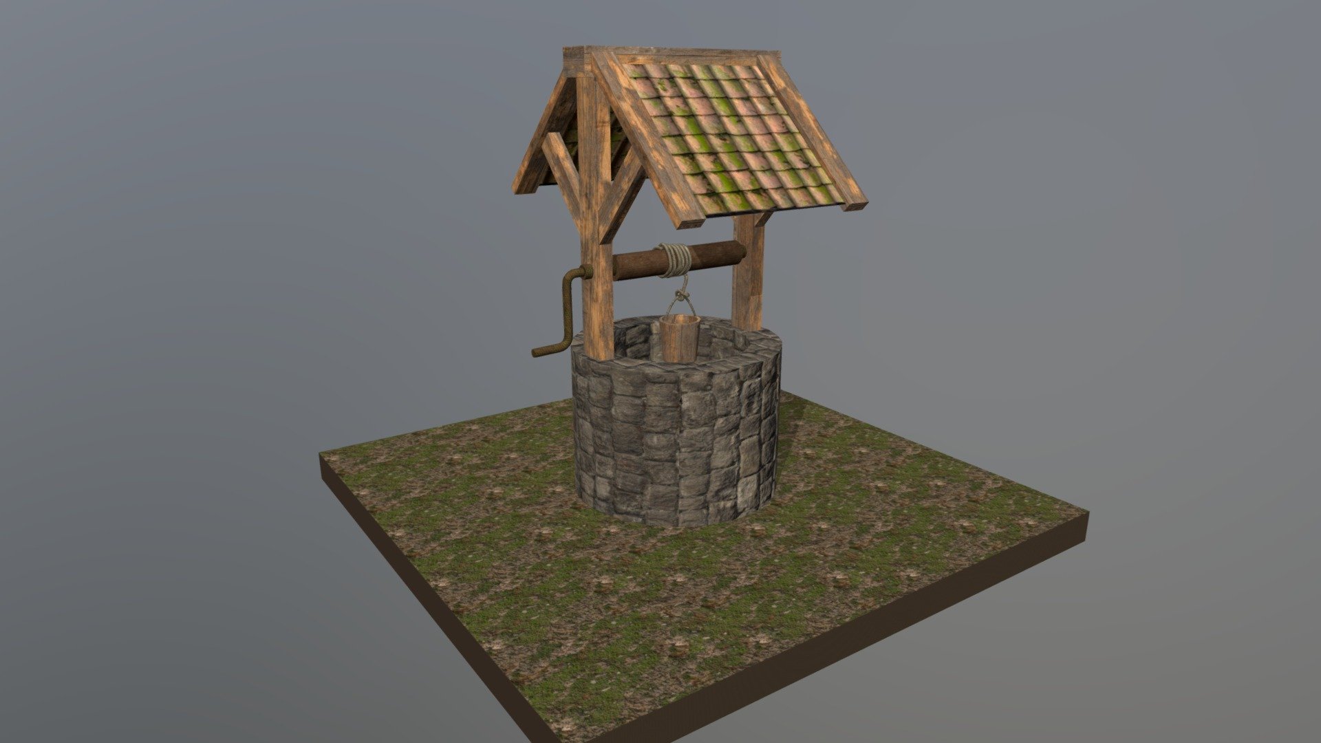 Well Building / Sumur - Download Free 3D model by Aziz Ichwani ...