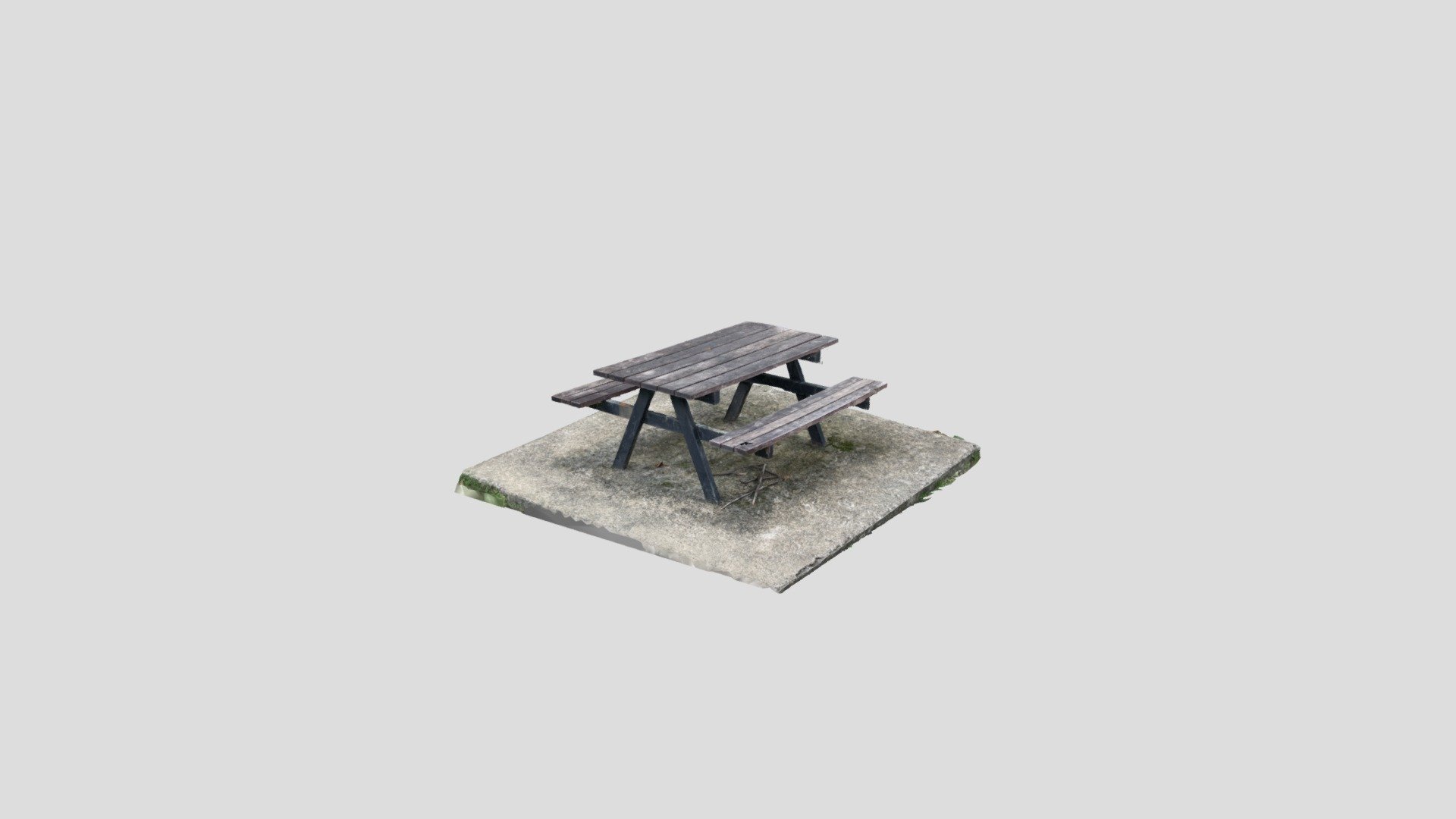 Park - Wooden Table - Download Free 3D model by Bens VP Solution ...