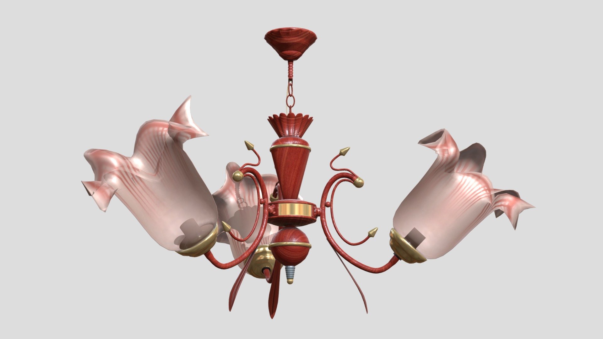 Old Fashion Ceiling Lamp - 3D model by HumanPlanetStudio [3a21ca2 ...