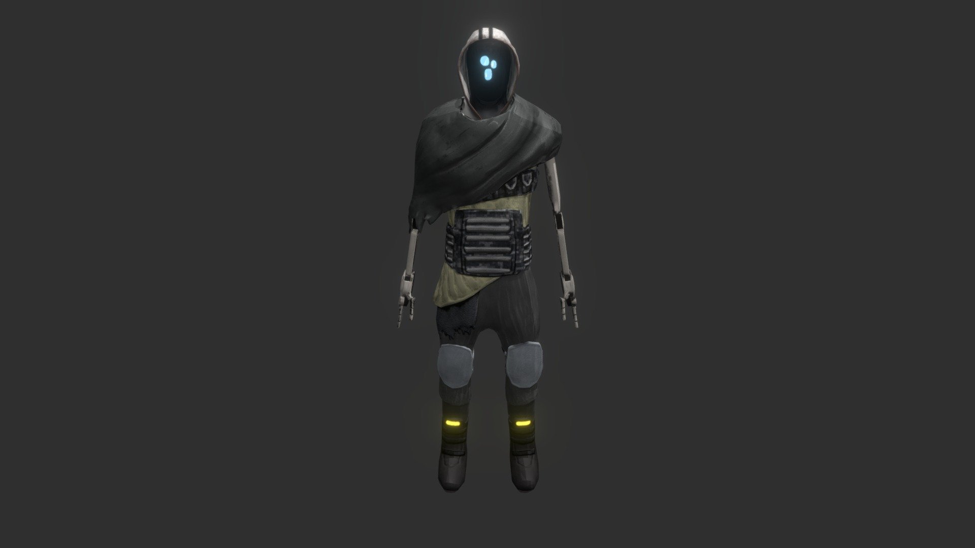 Character Textured - 3D model by citihik [3a22ec2] - Sketchfab