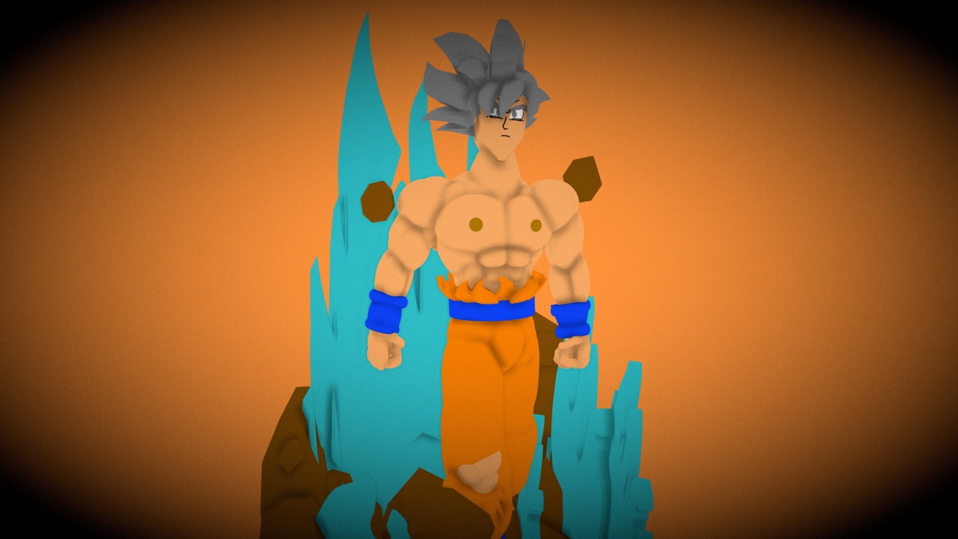 Goku Ultra Instinct - Download Free 3D model by ᗰOᑎKEY ᗪ. ᒪᑌᖴᖴY ...