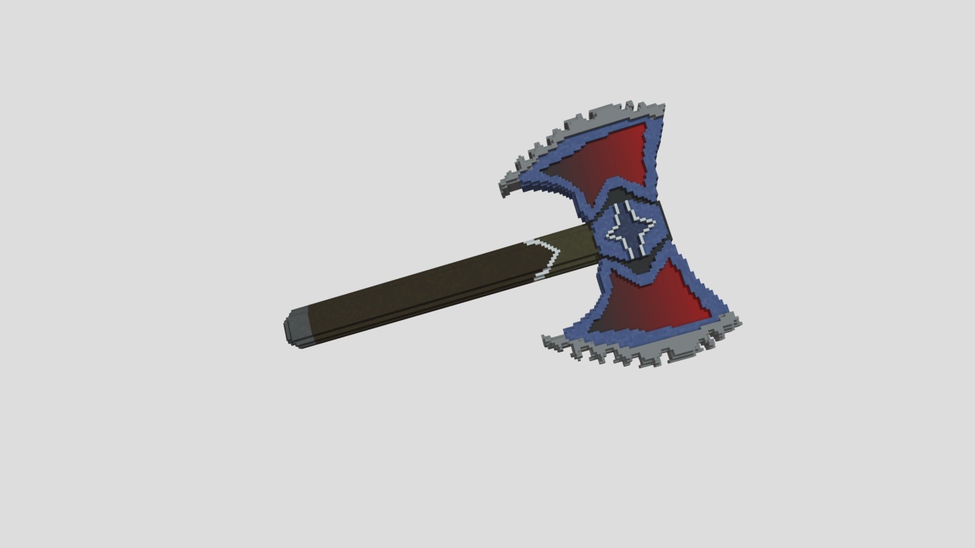 Red Battle Axe -160- [PAID] - Buy Royalty Free 3D model by Rosstail ...