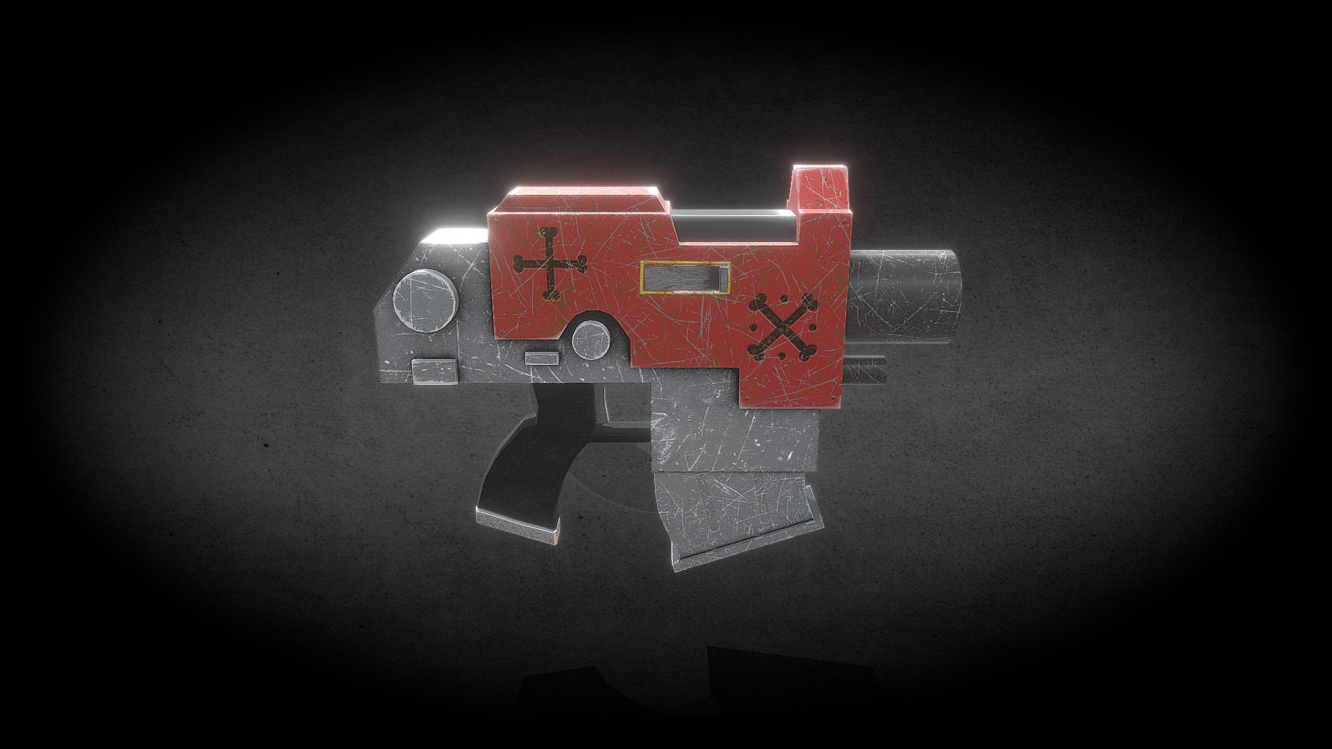 Warhammer Bolter Pistol - Download Free 3D model by LChenque [3a23ad3 ...