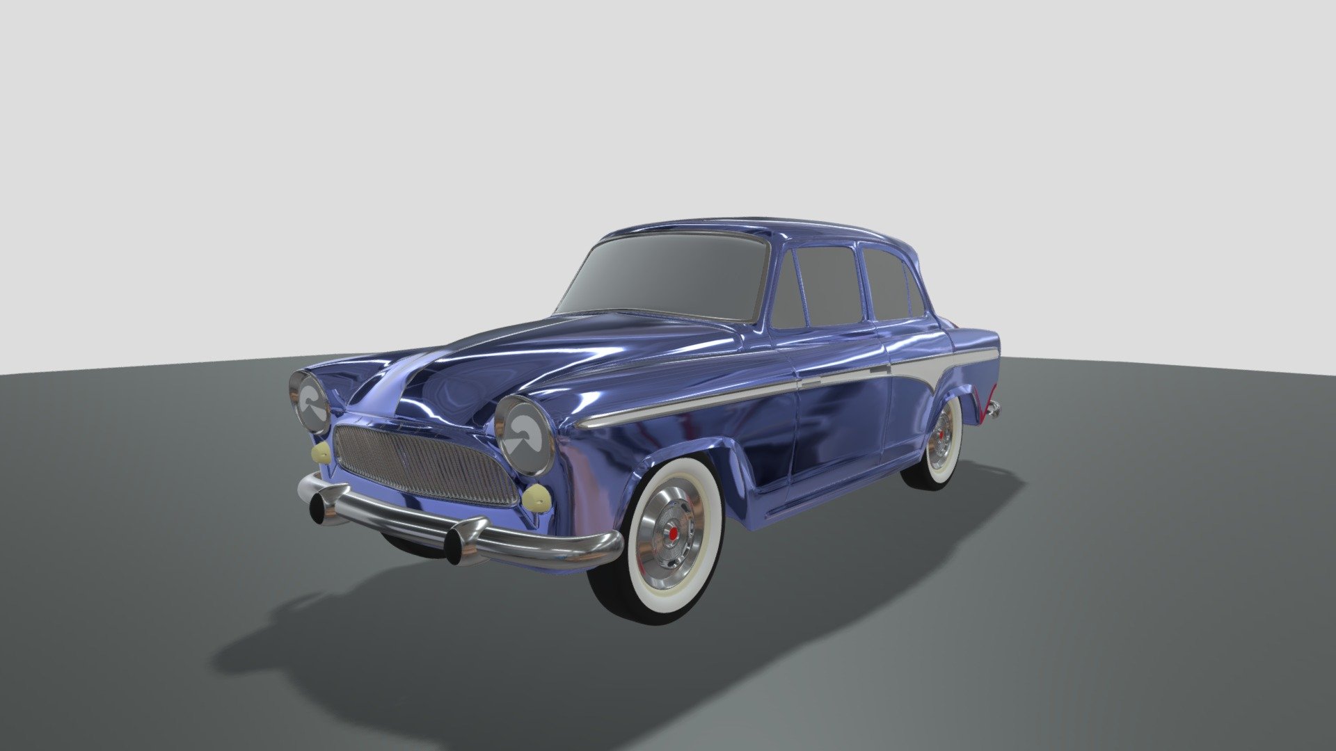 Simca P60 - 3D model by Nemo451 [3a250bc] - Sketchfab