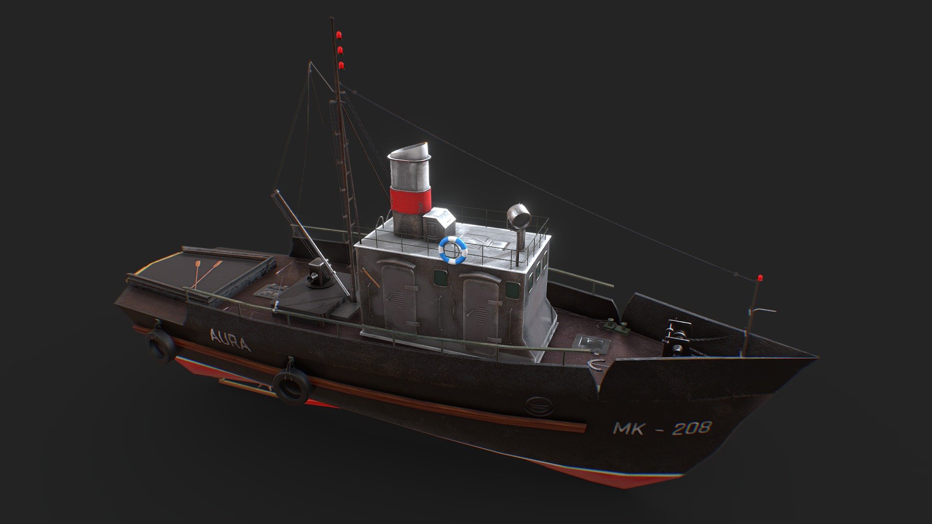 Small Ship - 3D model by Marcin Klosowski (@quosik) [3a2614d] - Sketchfab