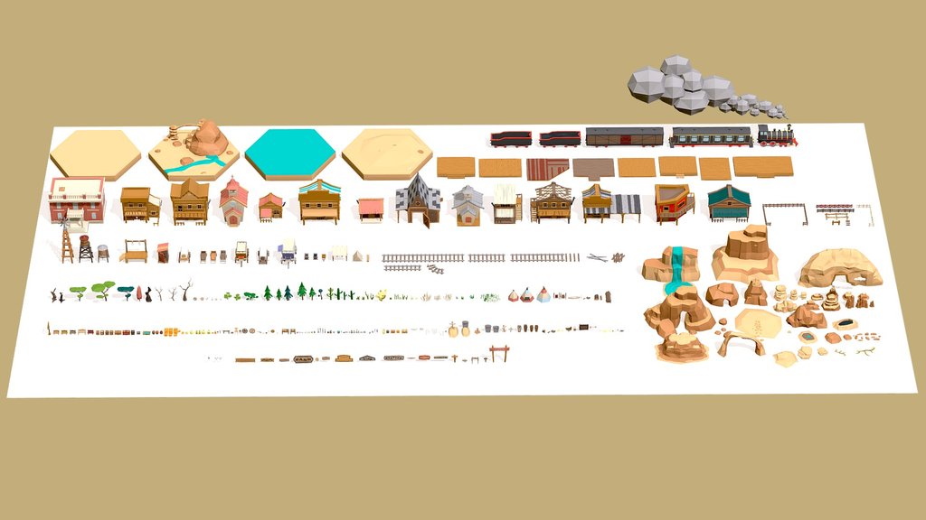cute environments - A 3D model collection by minhdq3245 - Sketchfab