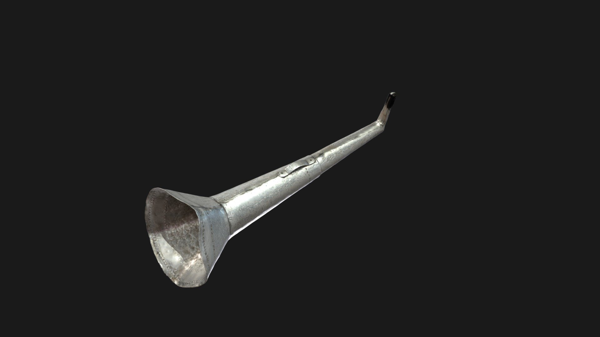R 846_e67779 Silver ear trumpet - 3D model by SLNSW [3a28176] - Sketchfab