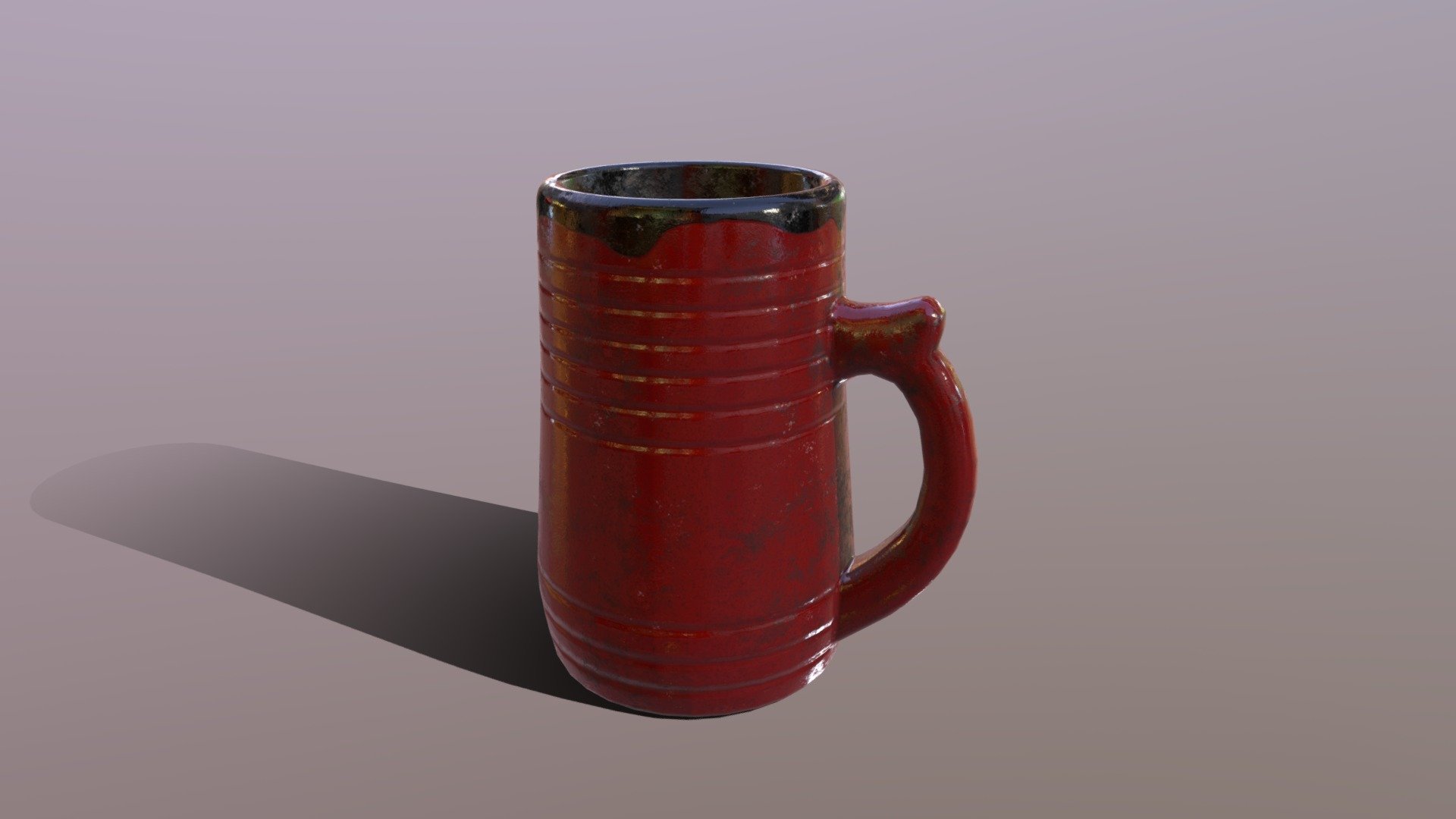 Free red ceramic mug - Download Free 3D model by lil_bentley [3a2a7c5 ...