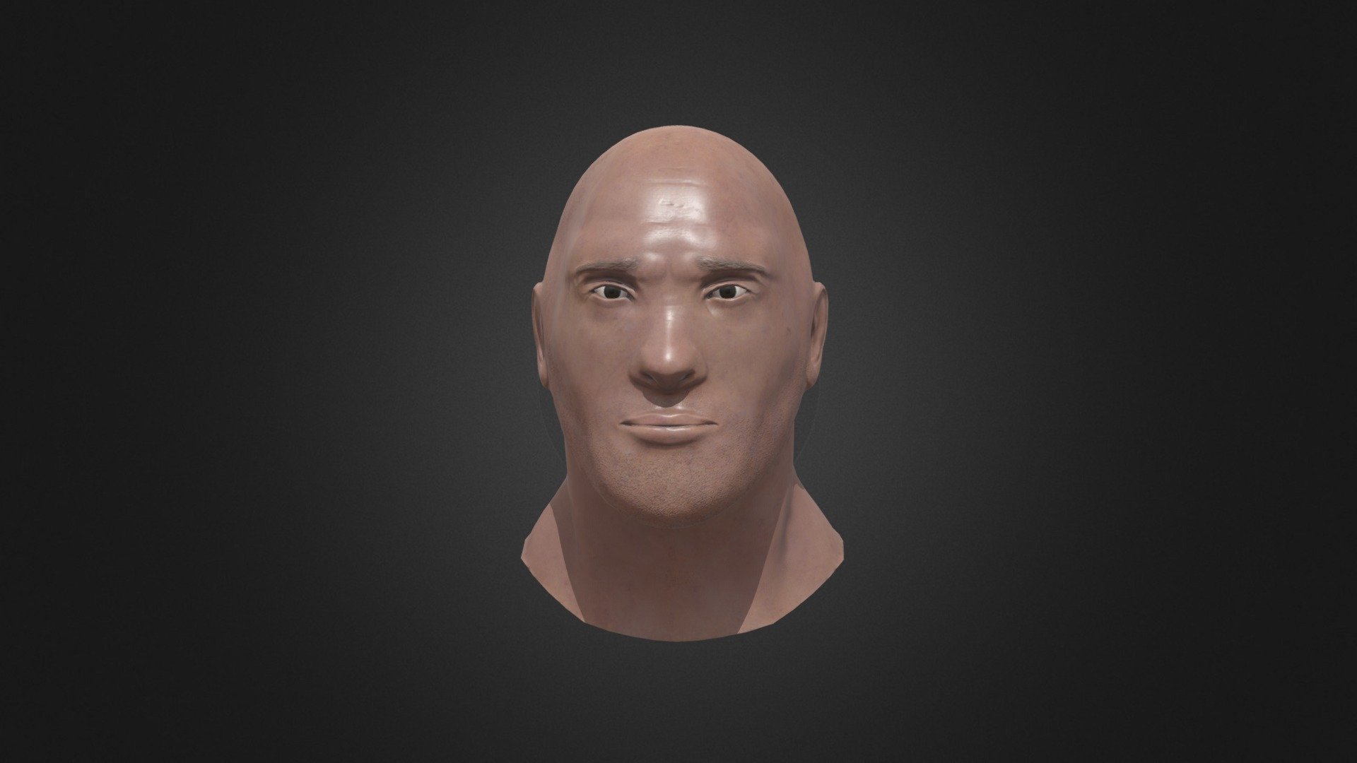 Dwayne Johnson Head - 3D model by Bria1126 [3a2adfa] - Sketchfab