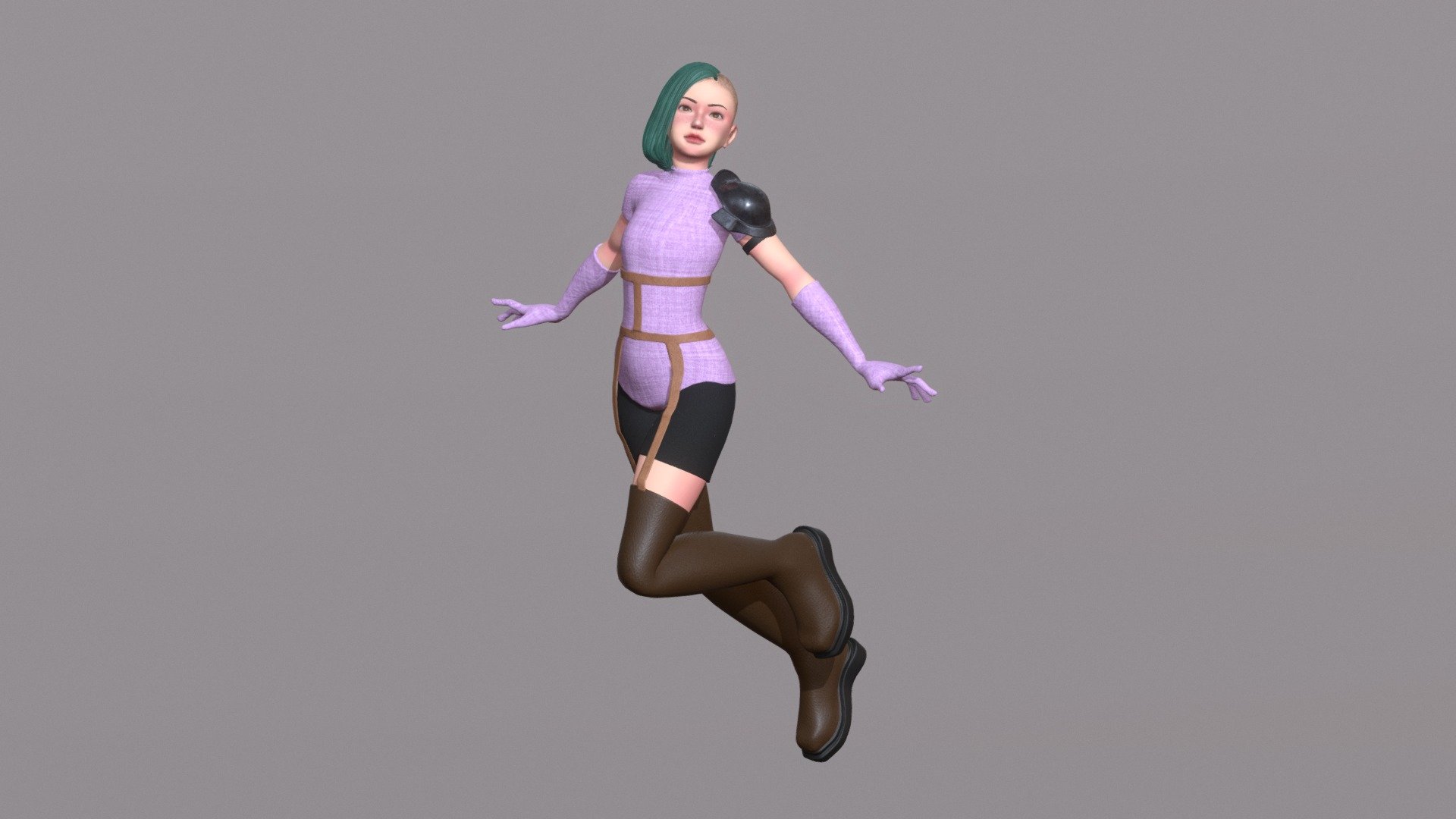 Superhero Female Character - 3D model by Meredith Ms (@meredit.manson ...