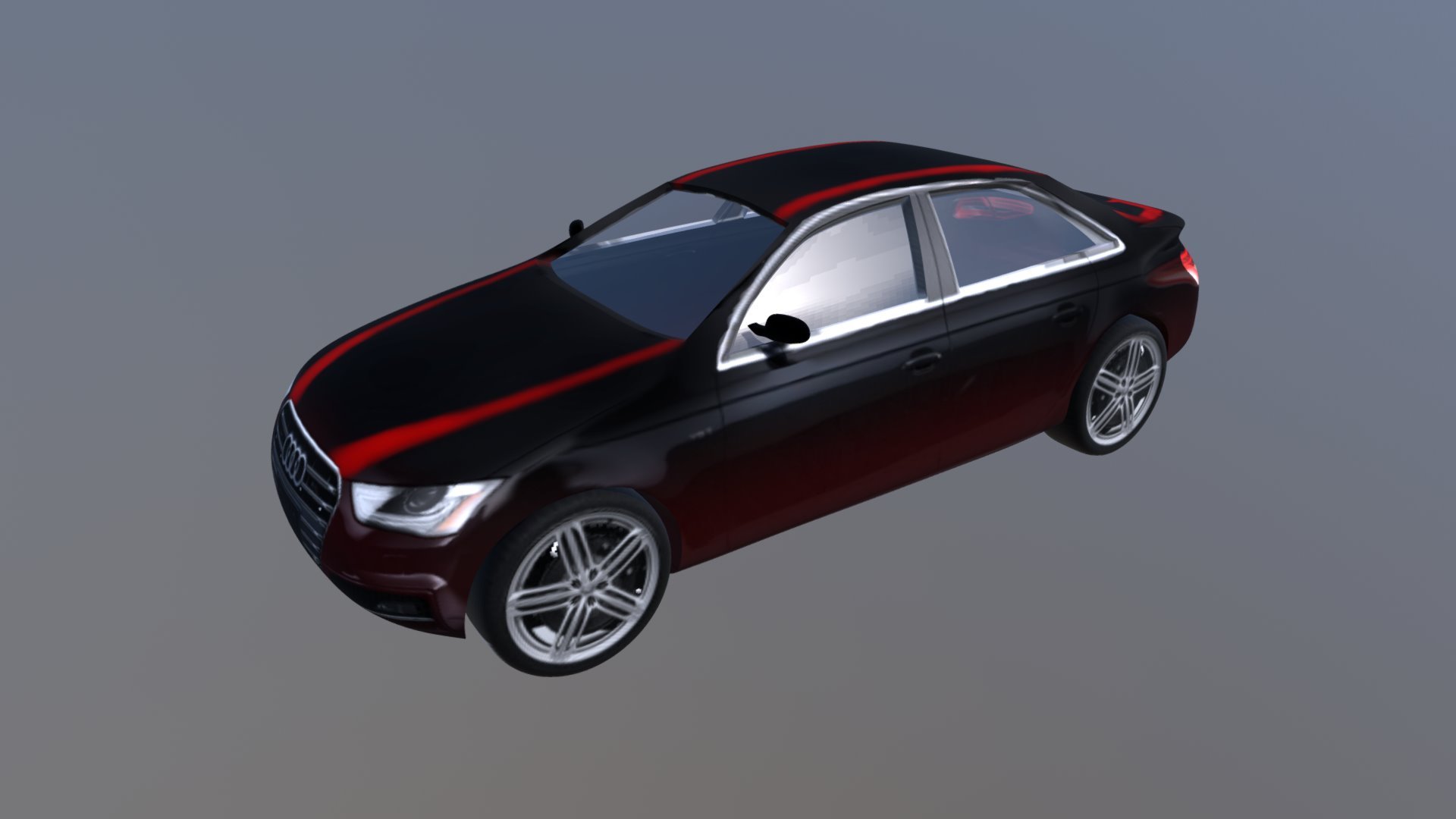 2013 audi s4 - 3D model by Blue Neon Graphics (@BlueNeonGraphics ...