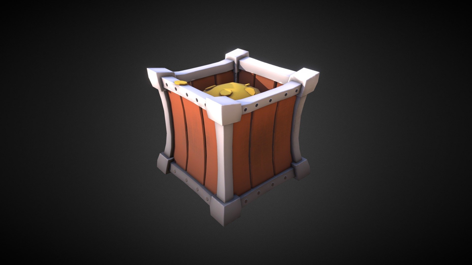Stylized Crate - 3D model by Kresnik [3a2d9f3] - Sketchfab