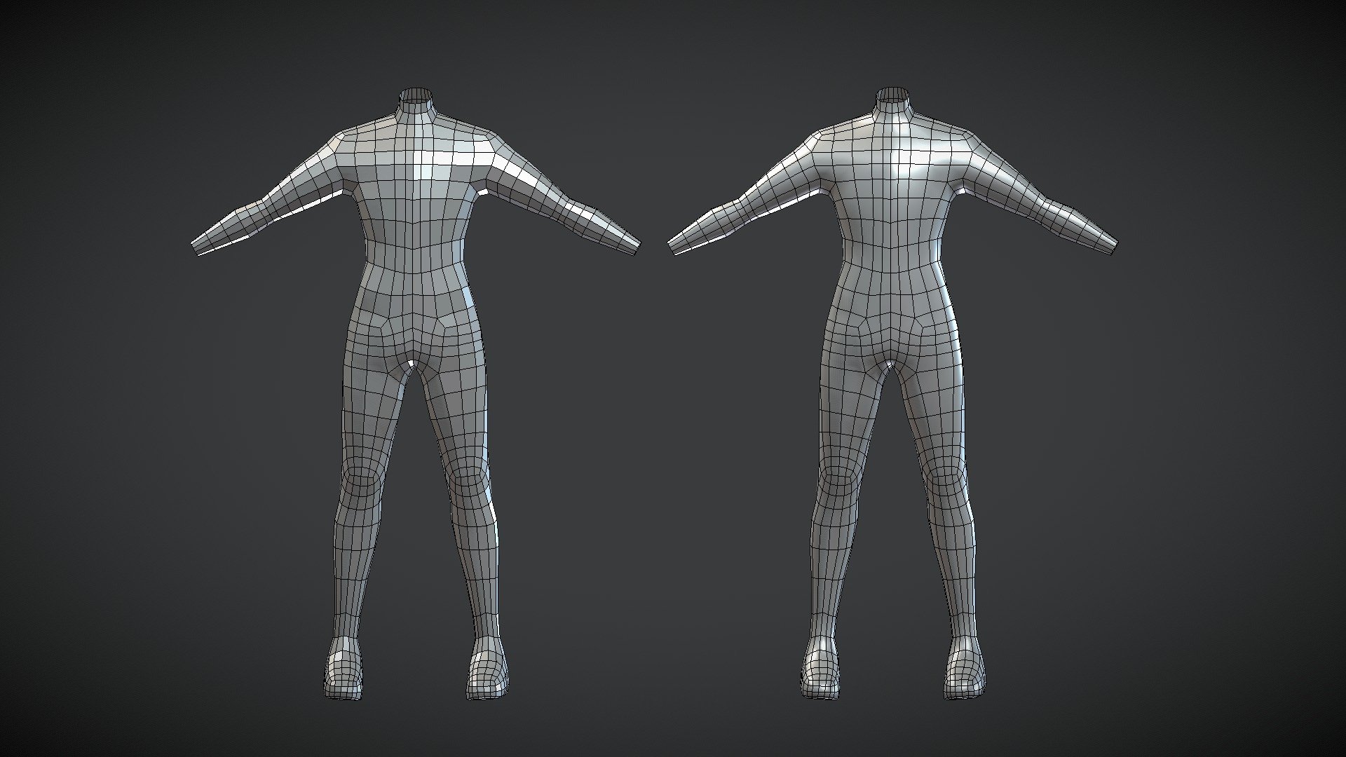 Male body topology - Download Free 3D model by Tengsu.MK [3a2e795 ...