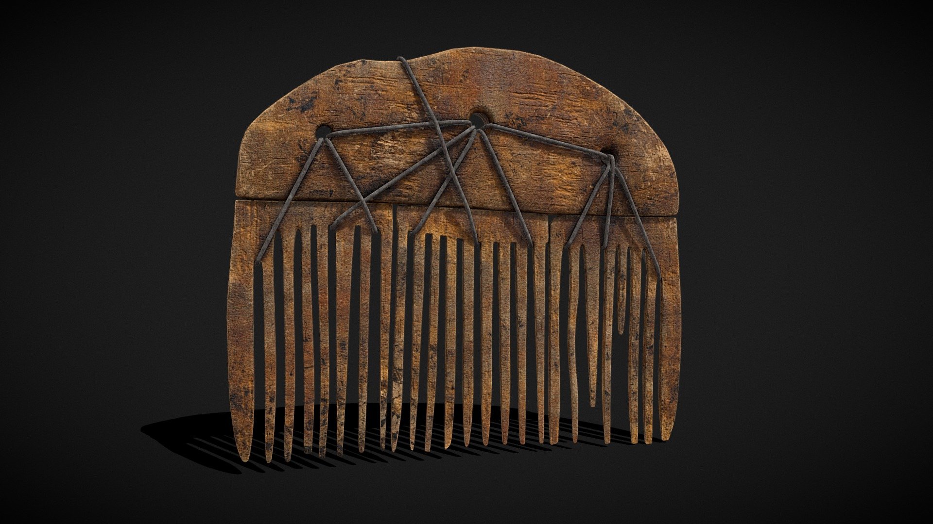 Viking Beard Comb - Buy Royalty Free 3D model by GetDeadEntertainment ...
