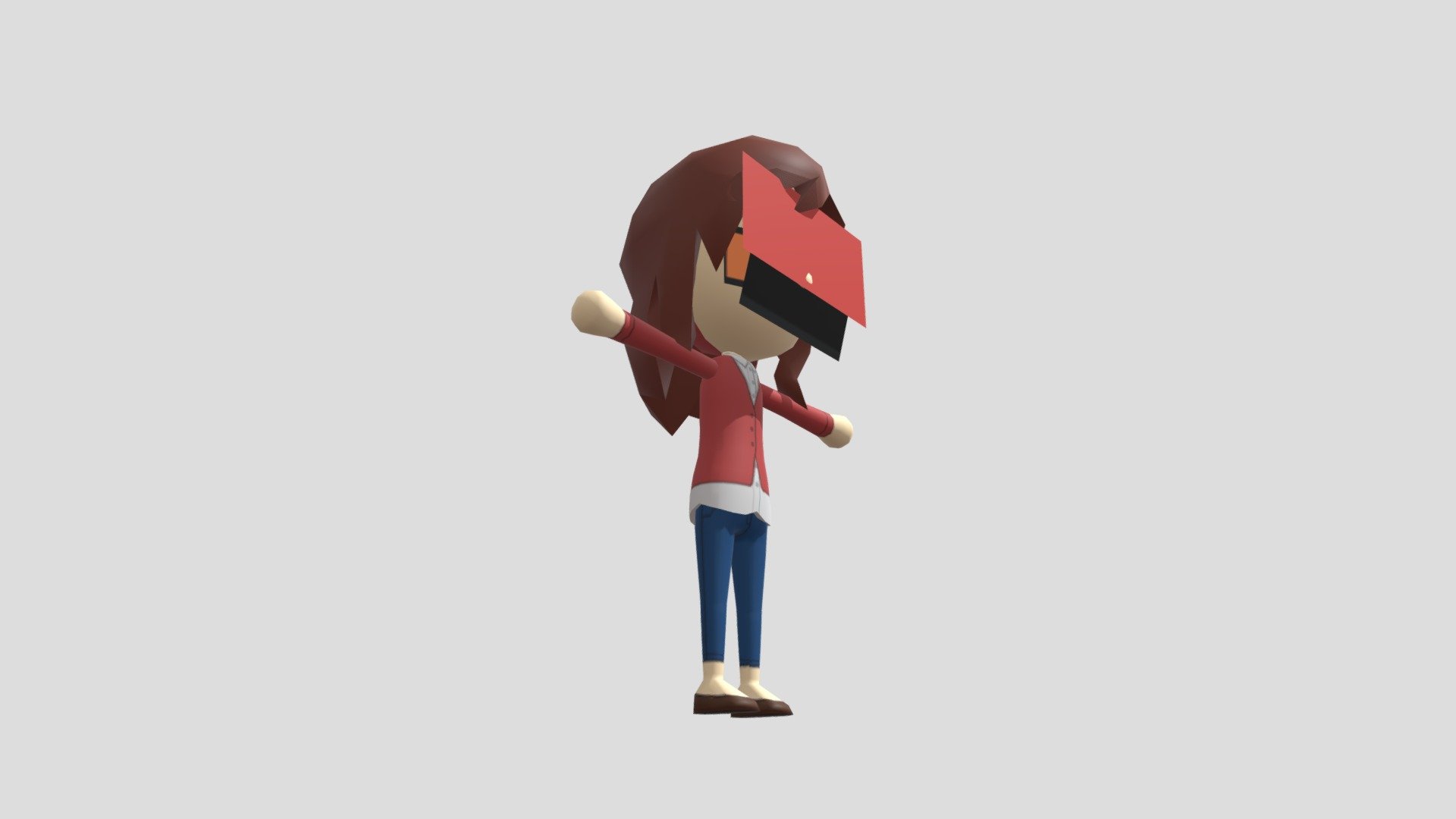 3DS - Dillons Dead-Heat Breakers - Mii Girl miiM - 3D model by ...