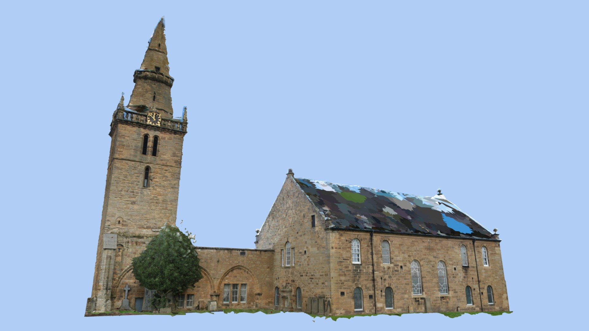 Scotland: Cupar, Old Parish Church - 3D model by Daniel Muirhead ...
